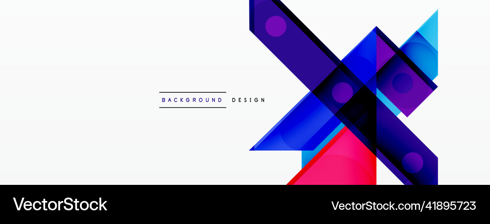Bright colorful straight lines geometric abstract Vector Image