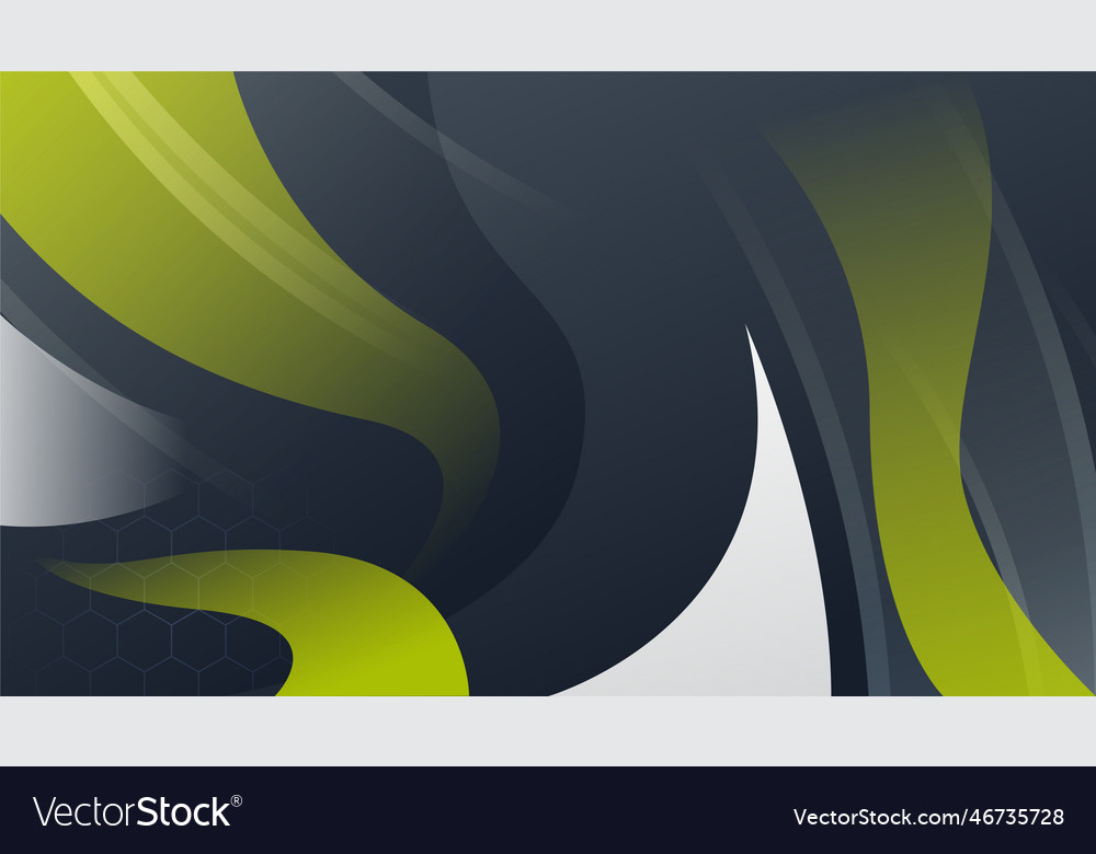 Abstract Green Black Grey Background Royalty Free Vector