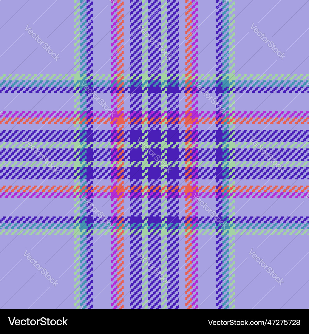 Texture background seamless of textile check Vector Image