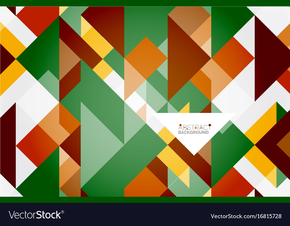 Triangle pattern design background Royalty Free Vector Image