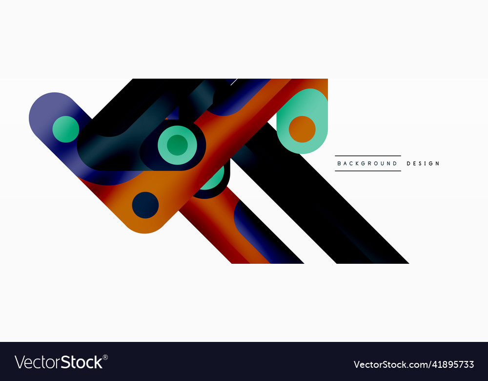 Lines Geometric Creative Abstract Background Vector Image