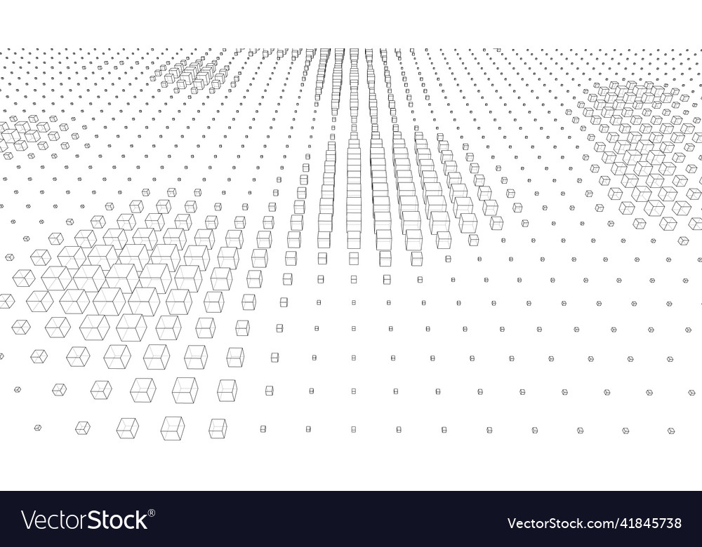 Abstract boxes background Royalty Free Vector Image