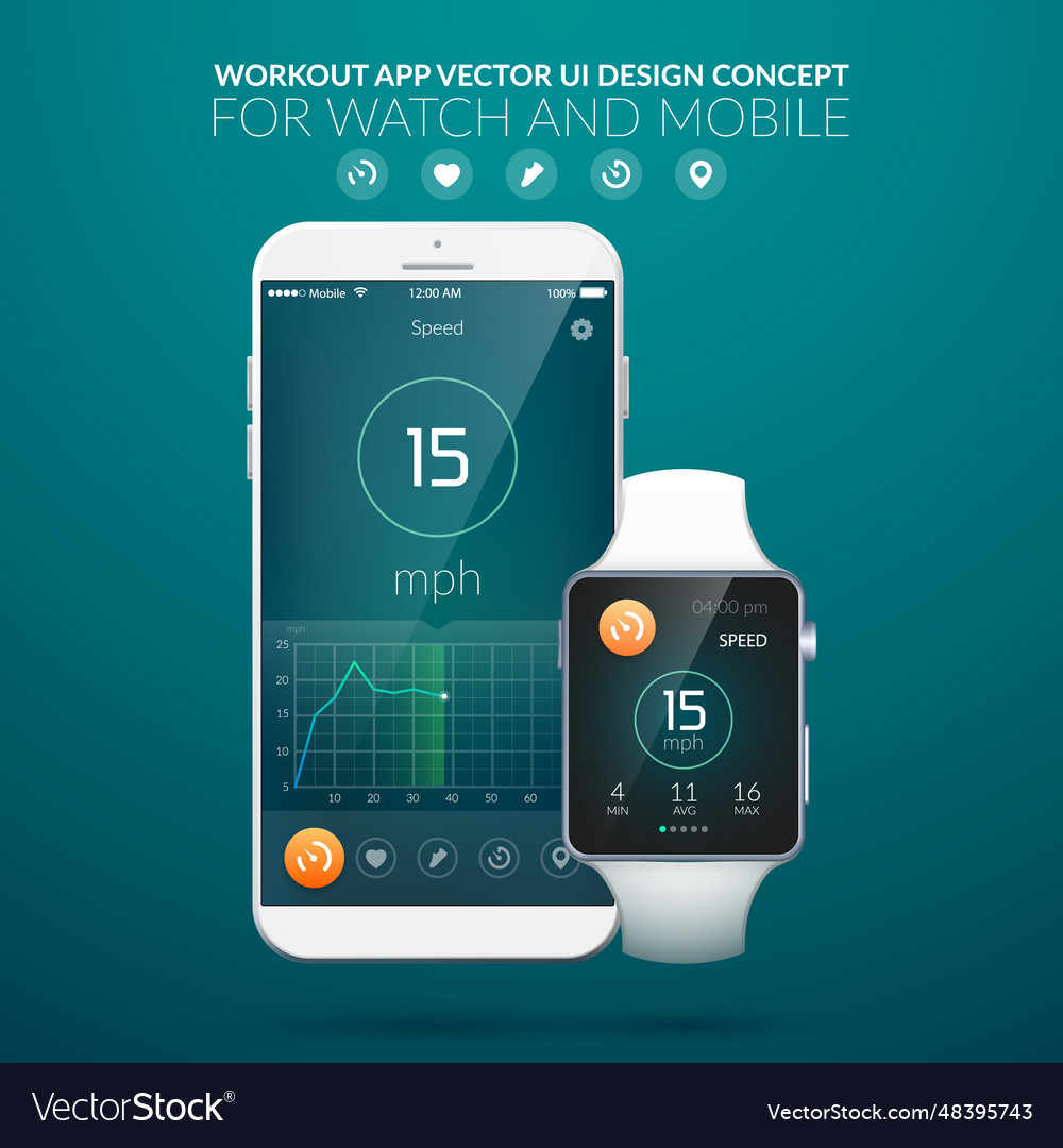 User interface design concept Royalty Free Vector Image
