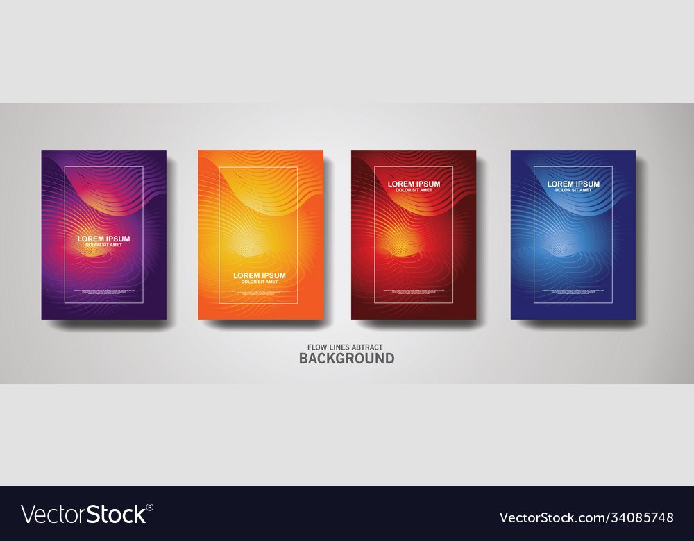 Abstract flow lines pattern background Royalty Free Vector