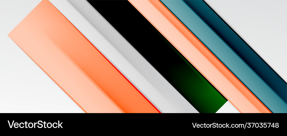 Color abstract lines trendy geometric background Vector Image