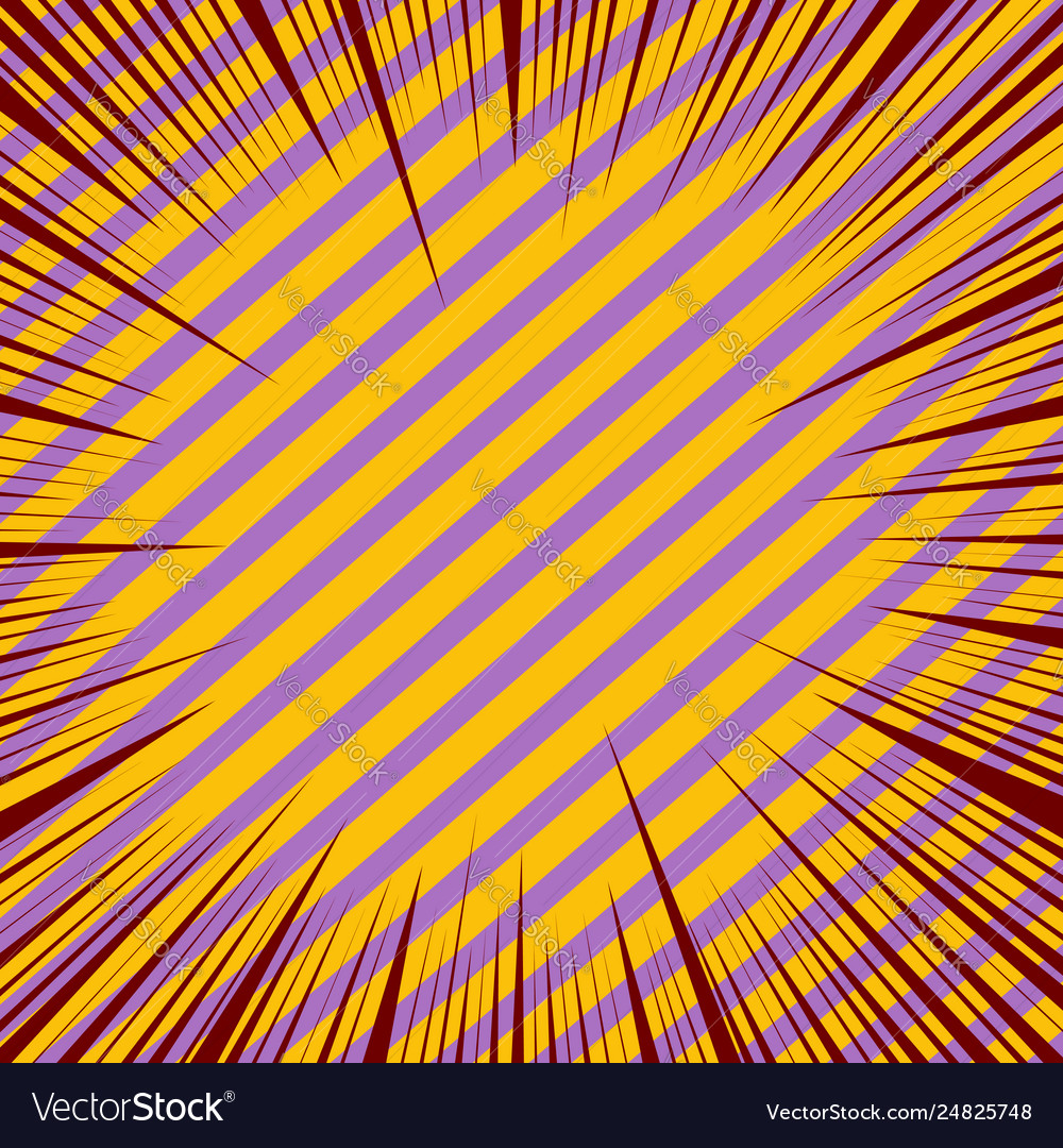 Comic page explosive template Royalty Free Vector Image