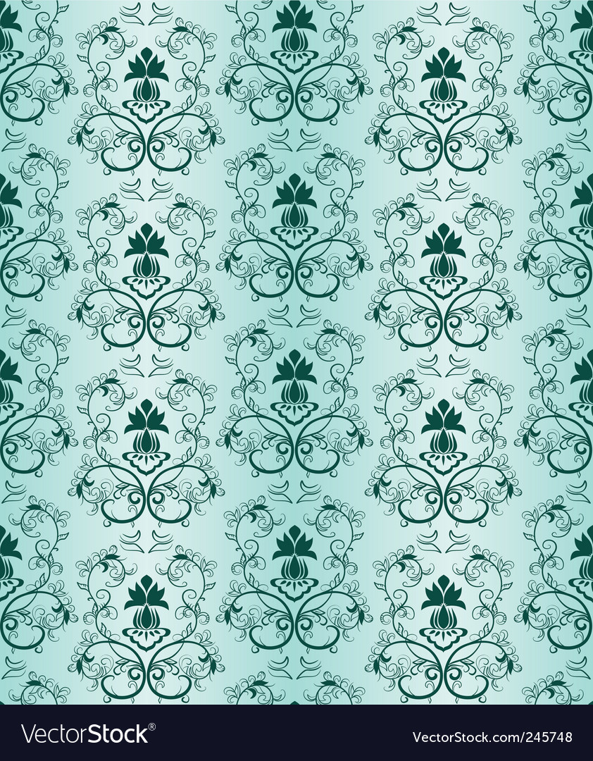 Decorative wallpaper pattern Royalty Free Vector Image