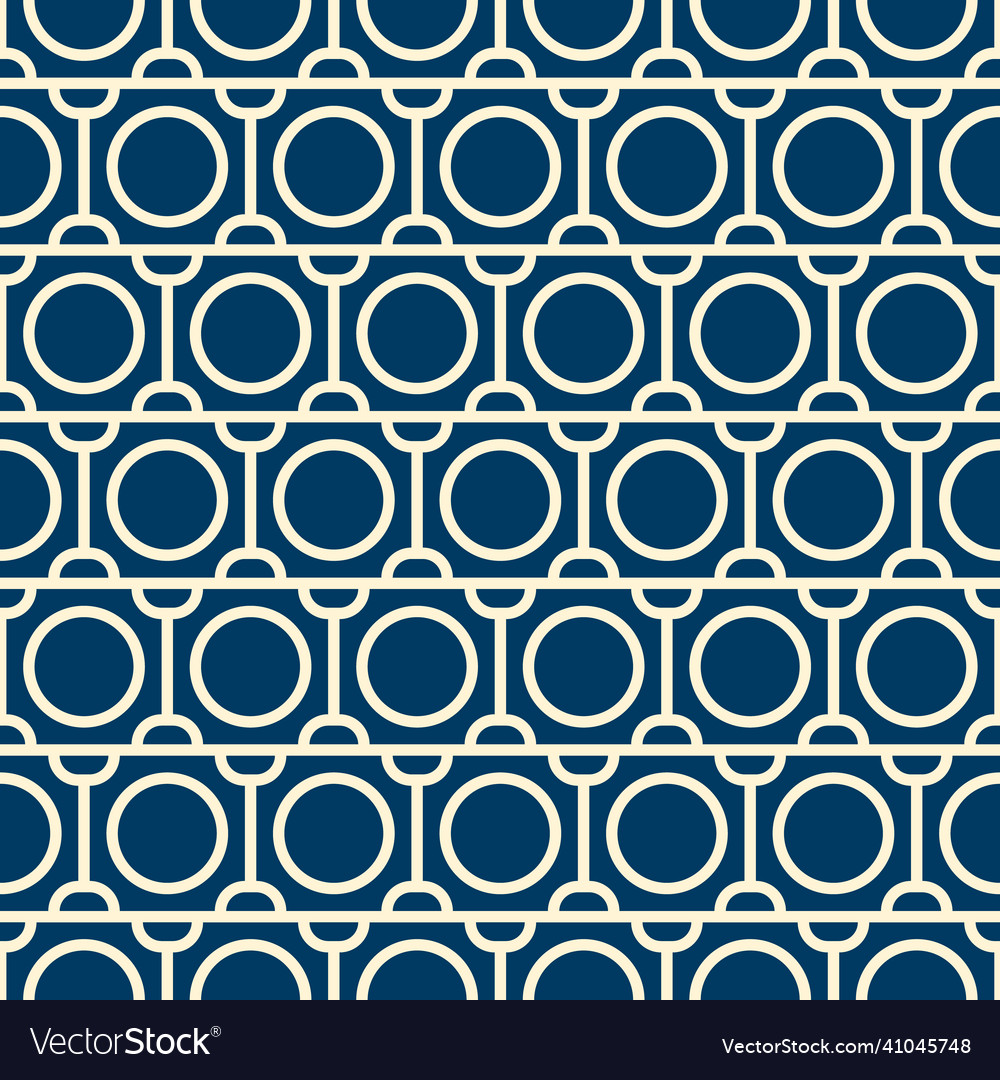 Seamless Pattern With Repeating Objects Royalty Free Vector