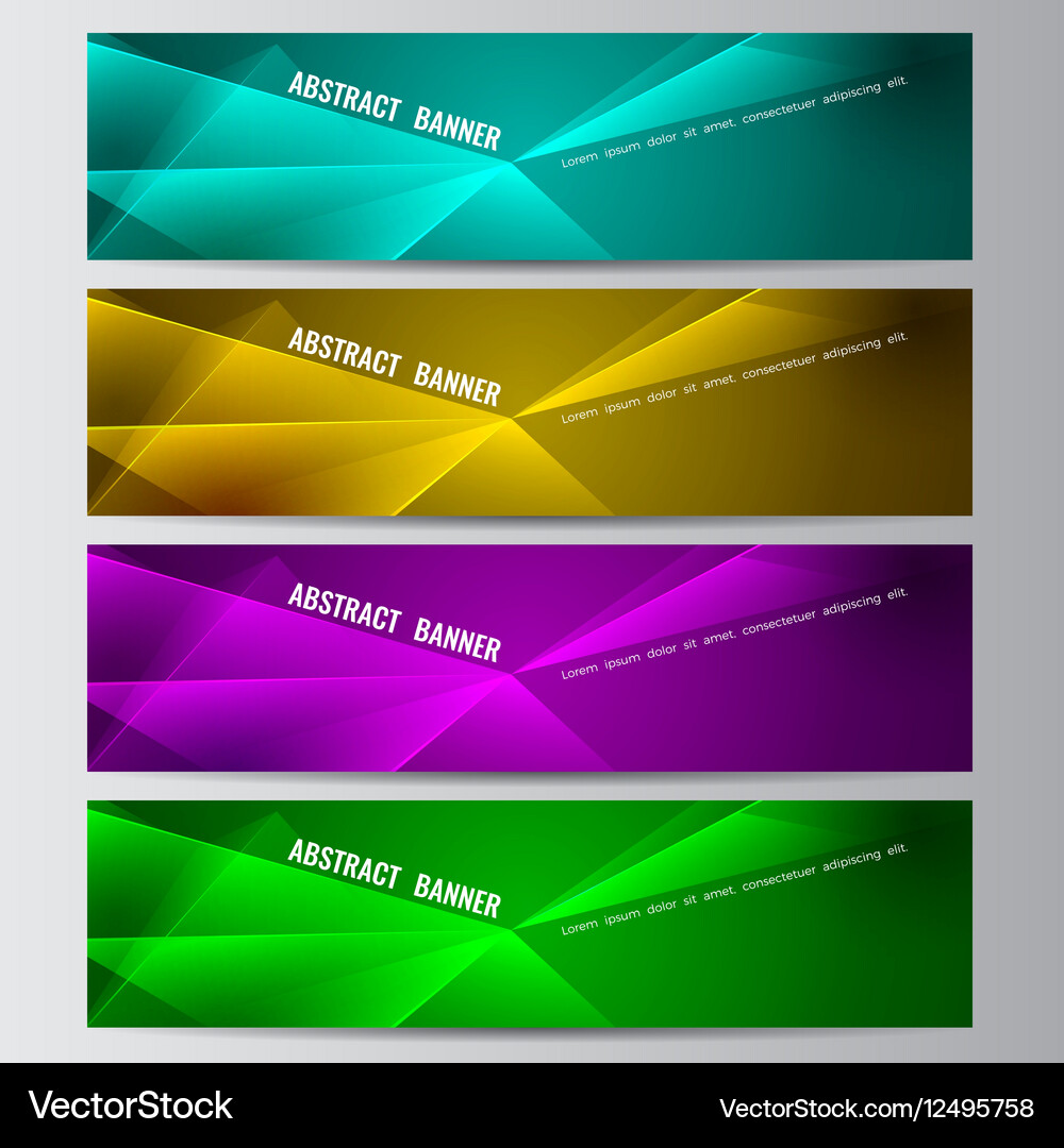 Abstract banner business background Royalty Free Vector