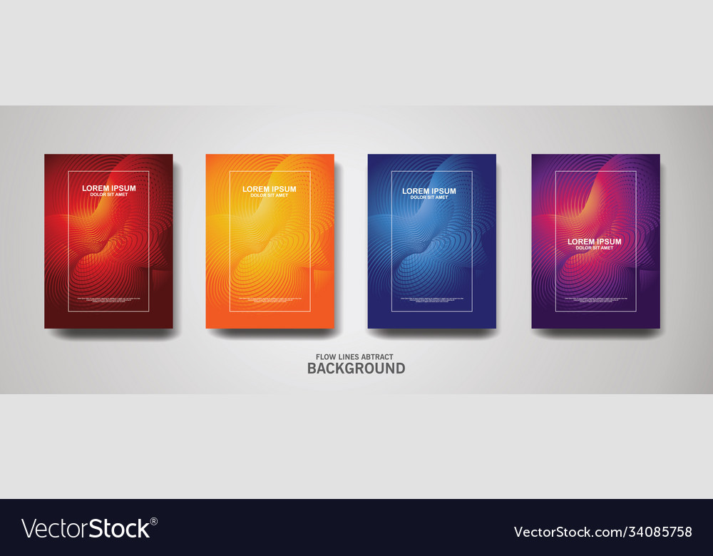 Abstract flow lines pattern background Royalty Free Vector