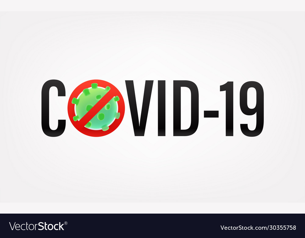Beware covid-19 concept with virus molecule Vector Image Beware covid-19 concept with virus molecule Vector Image