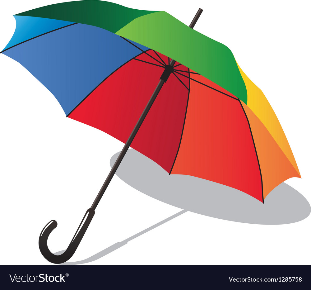 Colorful umbrella Royalty Free Vector Image - VectorStock Colorful umbrella Royalty Free Vector Image - VectorStock
