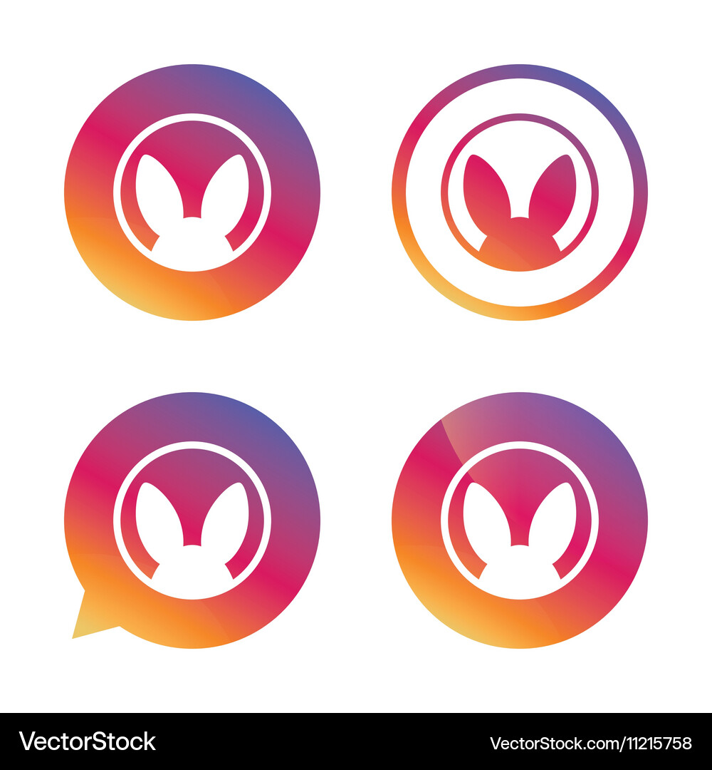 No animals testing sign icon not tested symbol Vector Image