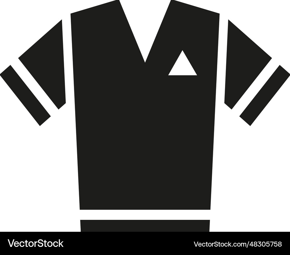 Sportswear simple icon Royalty Free Vector Image