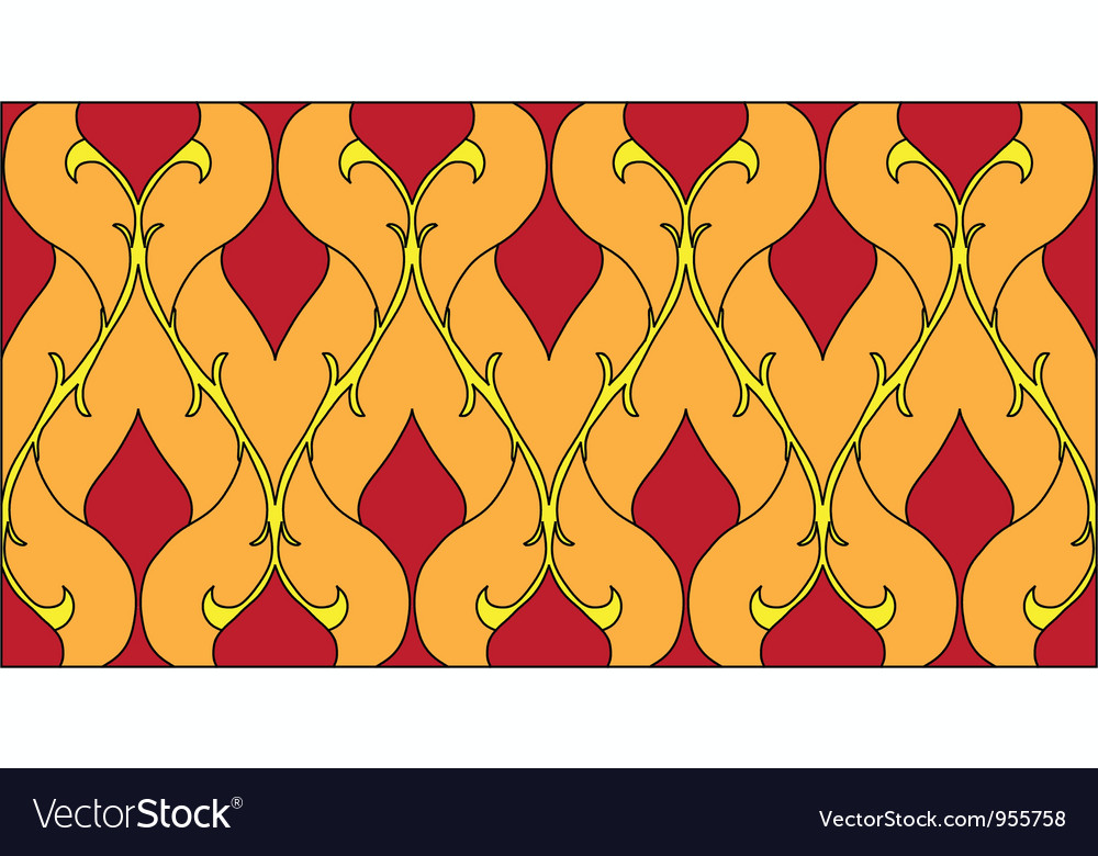 Thai pattern graphic Royalty Free Vector Image