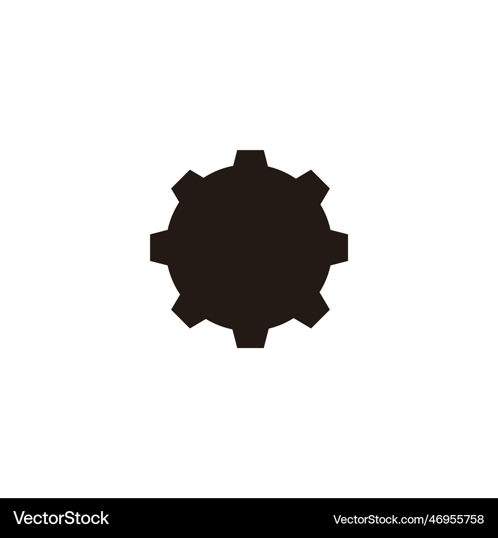 Tool iron geometric symbol simple logo Royalty Free Vector