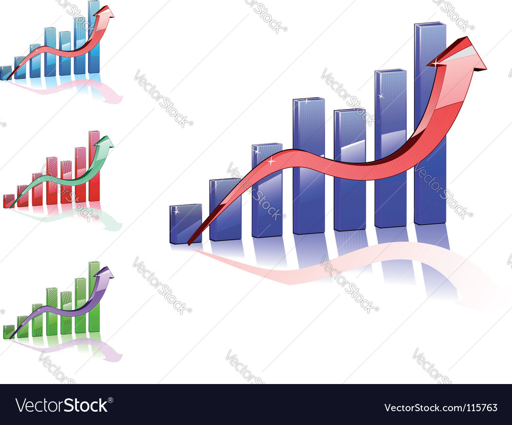 Color graph Royalty Free Vector Image - VectorStock