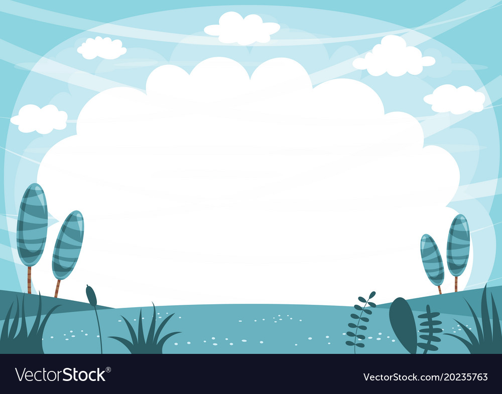 Colorful landscape Royalty Free Vector Image - VectorStock