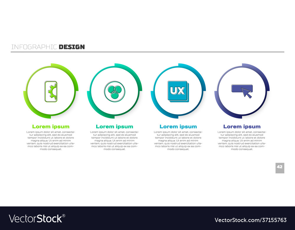 Set Web Development Rgb And Cmyk Color Mixing Ui Vector Image