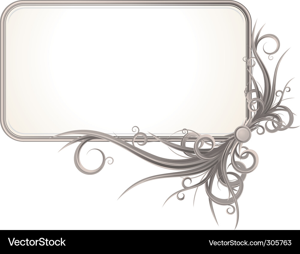Vintage ornate card Royalty Free Vector Image - VectorStock