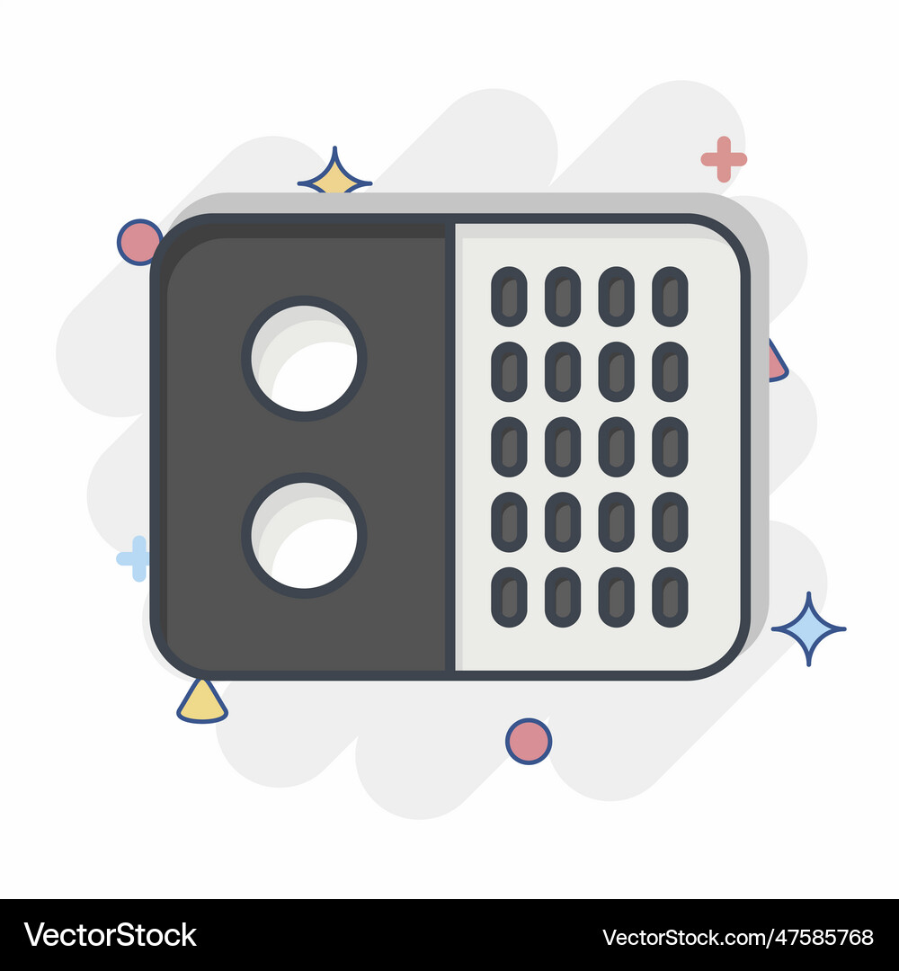 Icon panel related to air conditioning symbol Vector Image