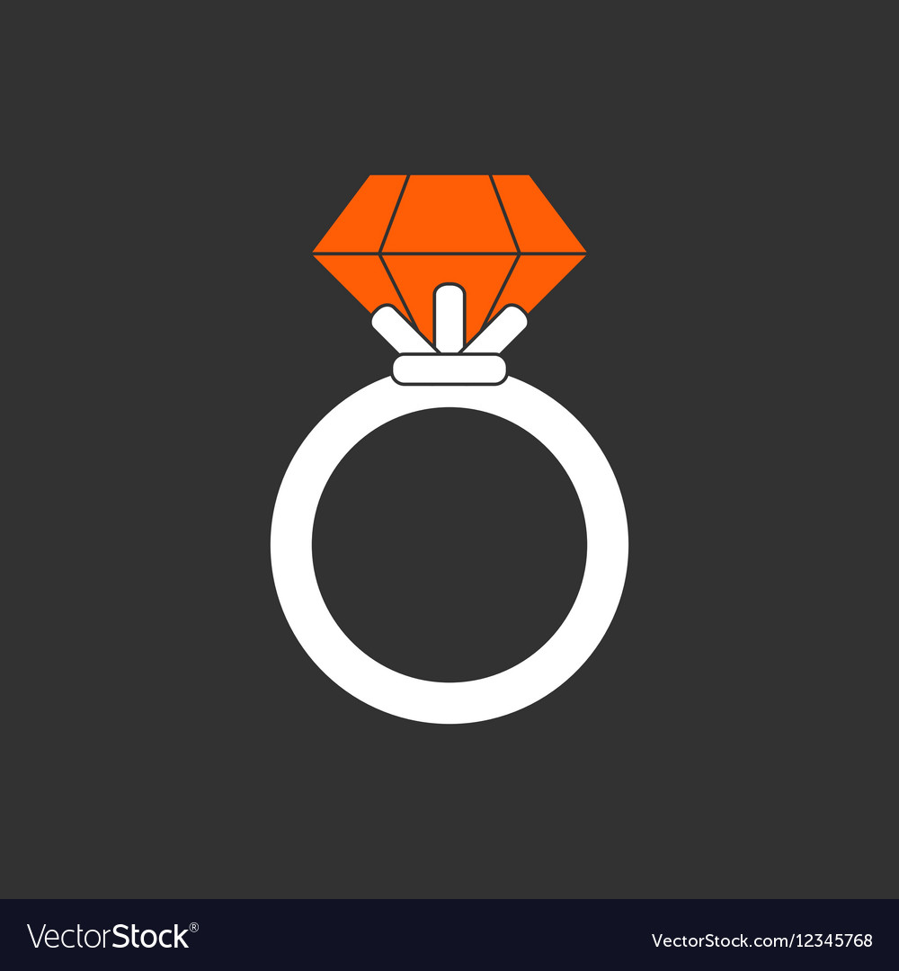 Ring with ruby Royalty Free Vector Image - VectorStock