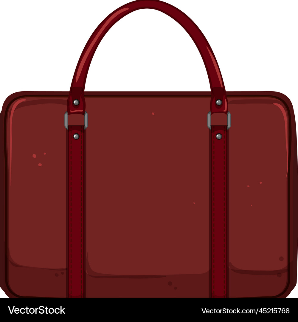 Style business bag cartoon Royalty Free Vector Image