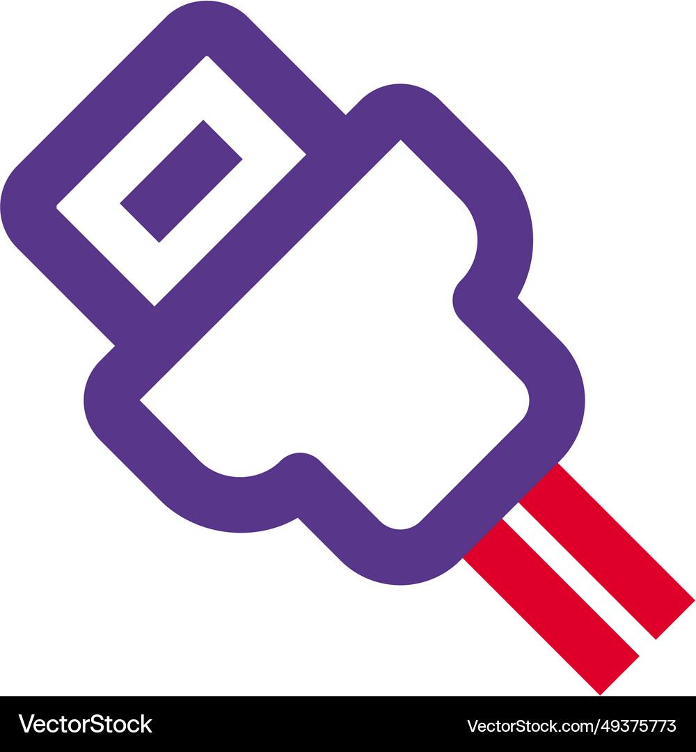 Device uses usb connection to supply electricity Vector Image