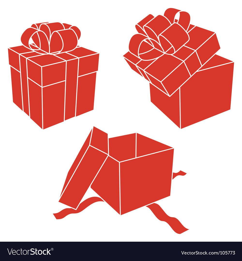 Gift boxes Royalty Free Vector Image - VectorStock