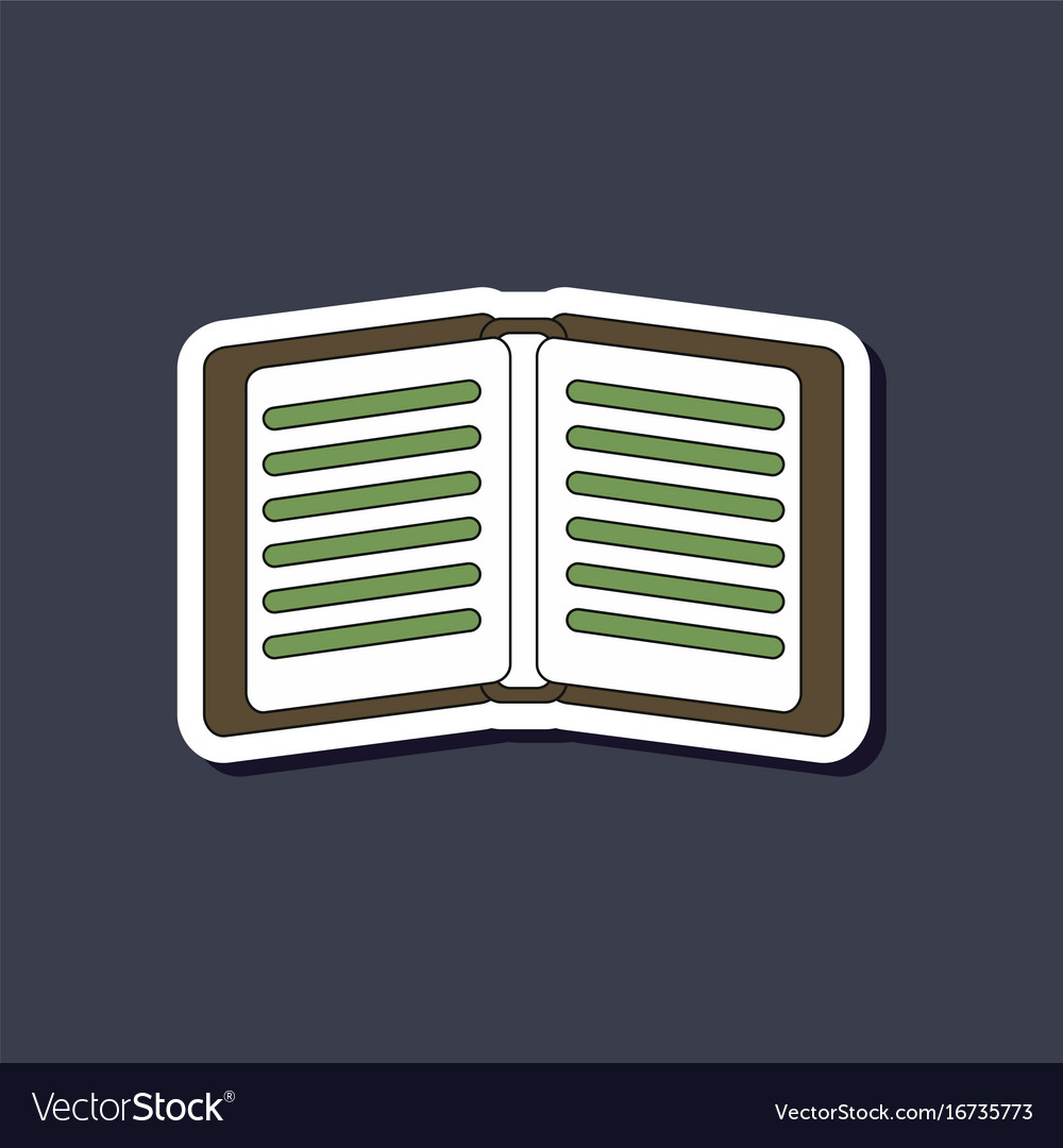 Paper Sticker On Stylish Background School Vector Image
