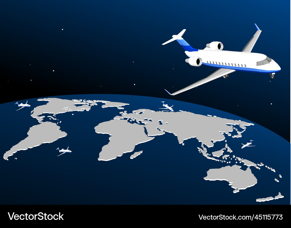 Private jet icon business luxury twin engine Vector Image
