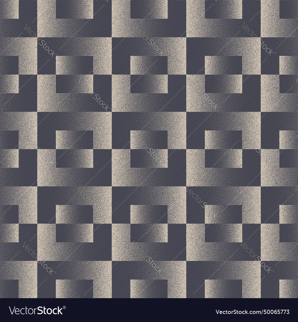 Split squares fancy seamless pattern trend Vector Image