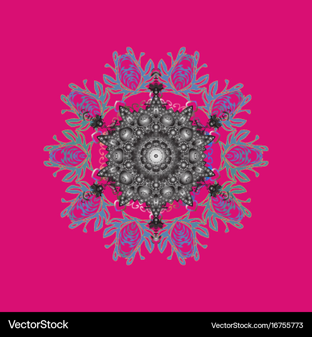 Winter concept flat lay pattern made Royalty Free Vector