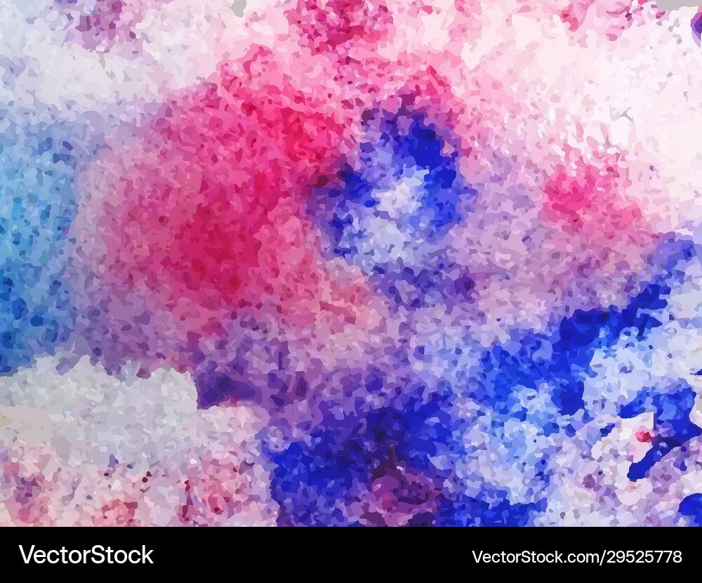 Detailed background with watercolor texture Vector Image
