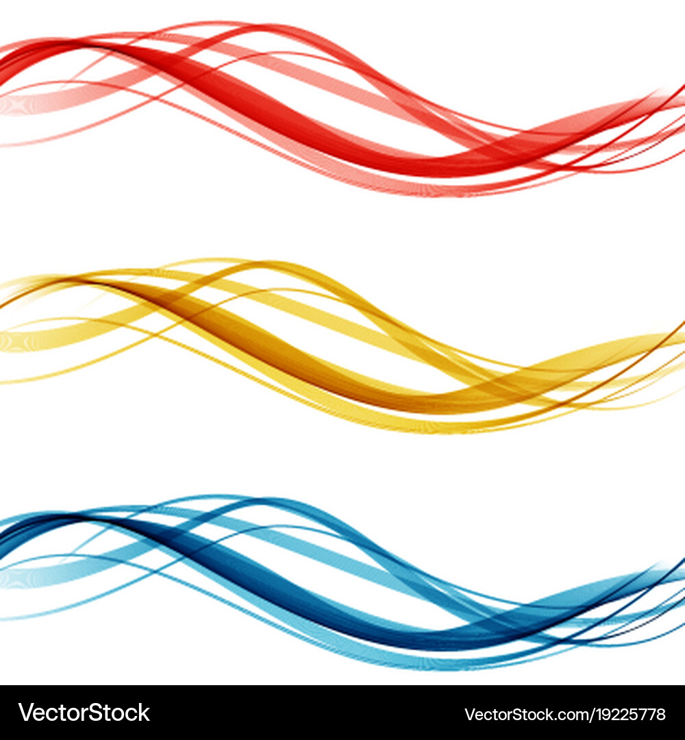 Soft bright colorful web border layout set of Vector Image