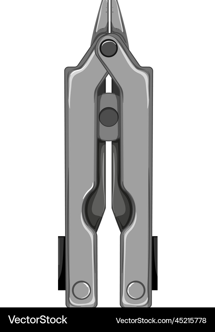 Steel knife tool cartoon Royalty Free Vector Image