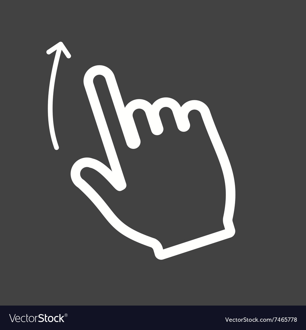 Swipe up Royalty Free Vector Image - VectorStock Swipe up Royalty Free Vector Image - VectorStock
