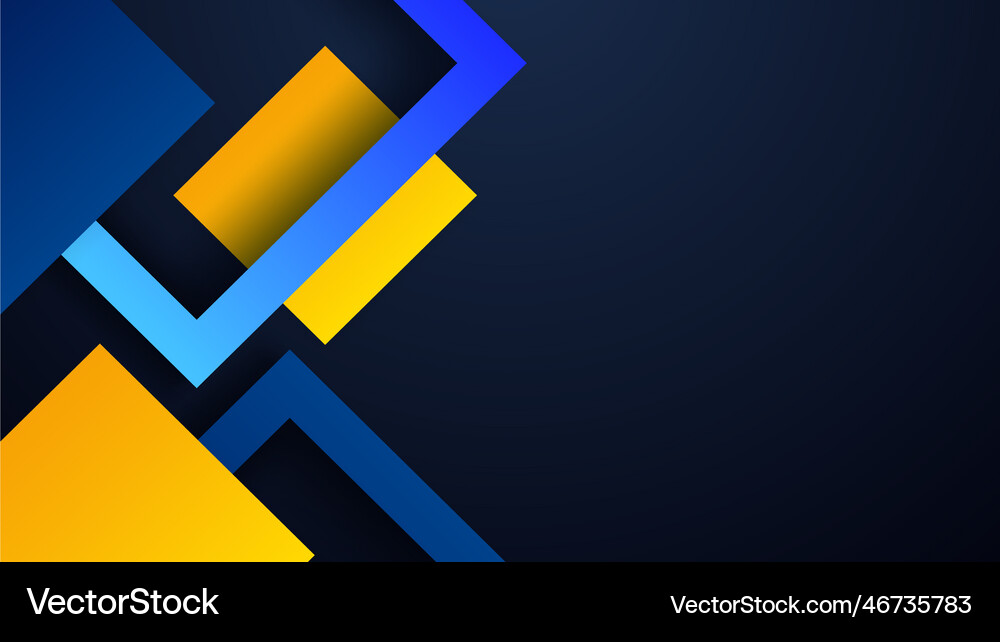 Abstract blue and yellow background with squares – Royalty-Free Vector ...