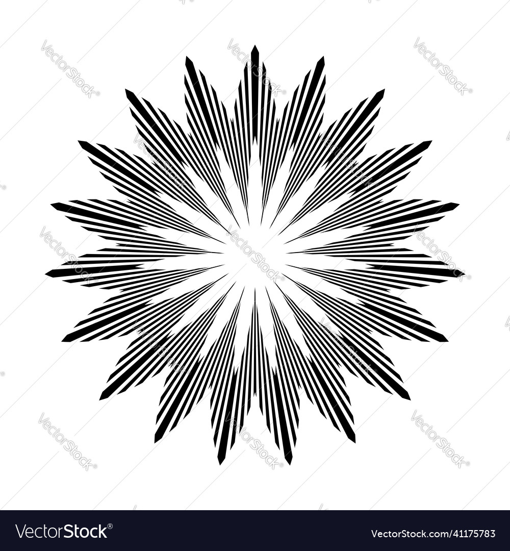 Abstract Decorative Geometric Circle Pattern Vector Image