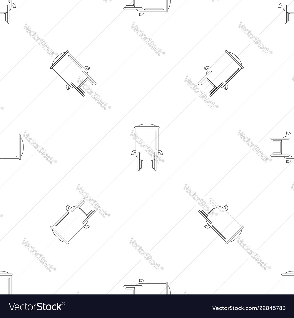 Barrel pattern seamless Royalty Free Vector Image