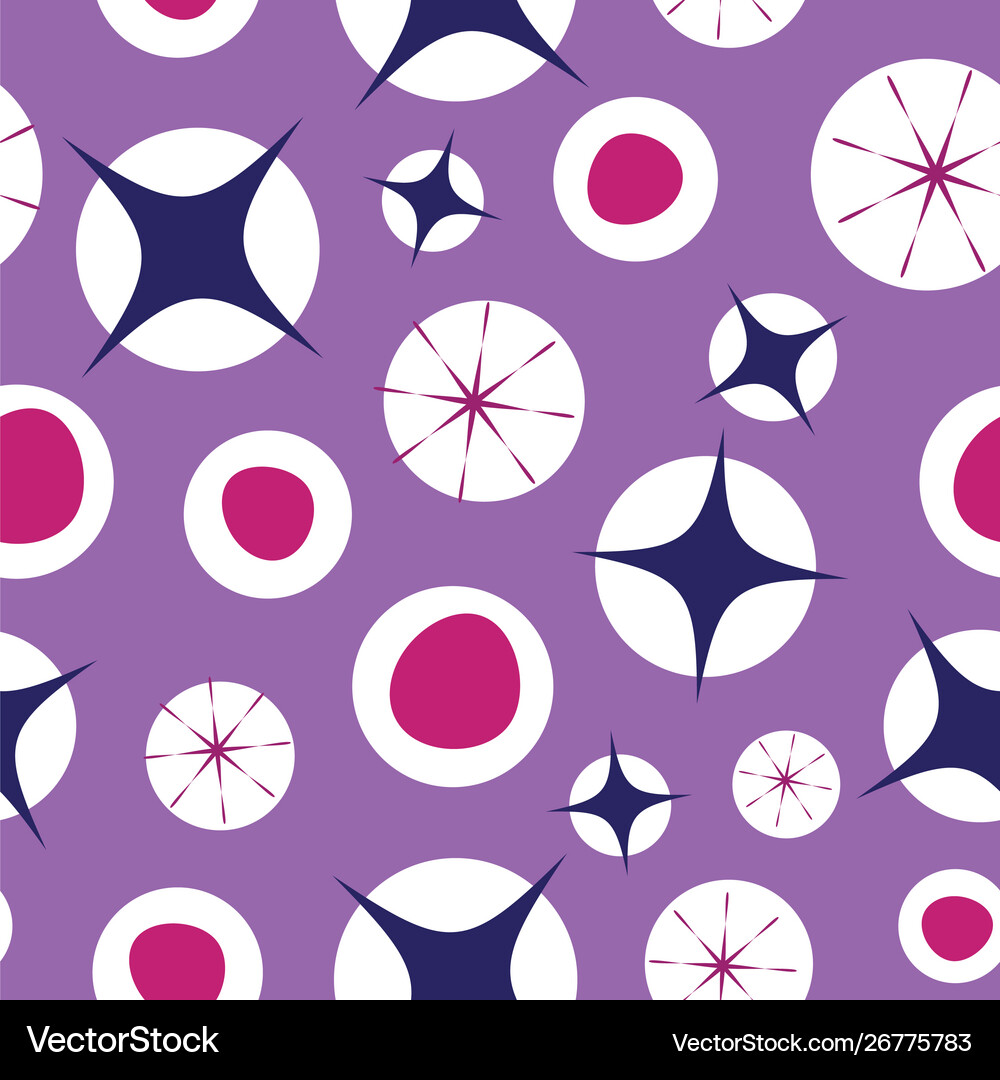 Four corner or six corner star and organic Vector Image