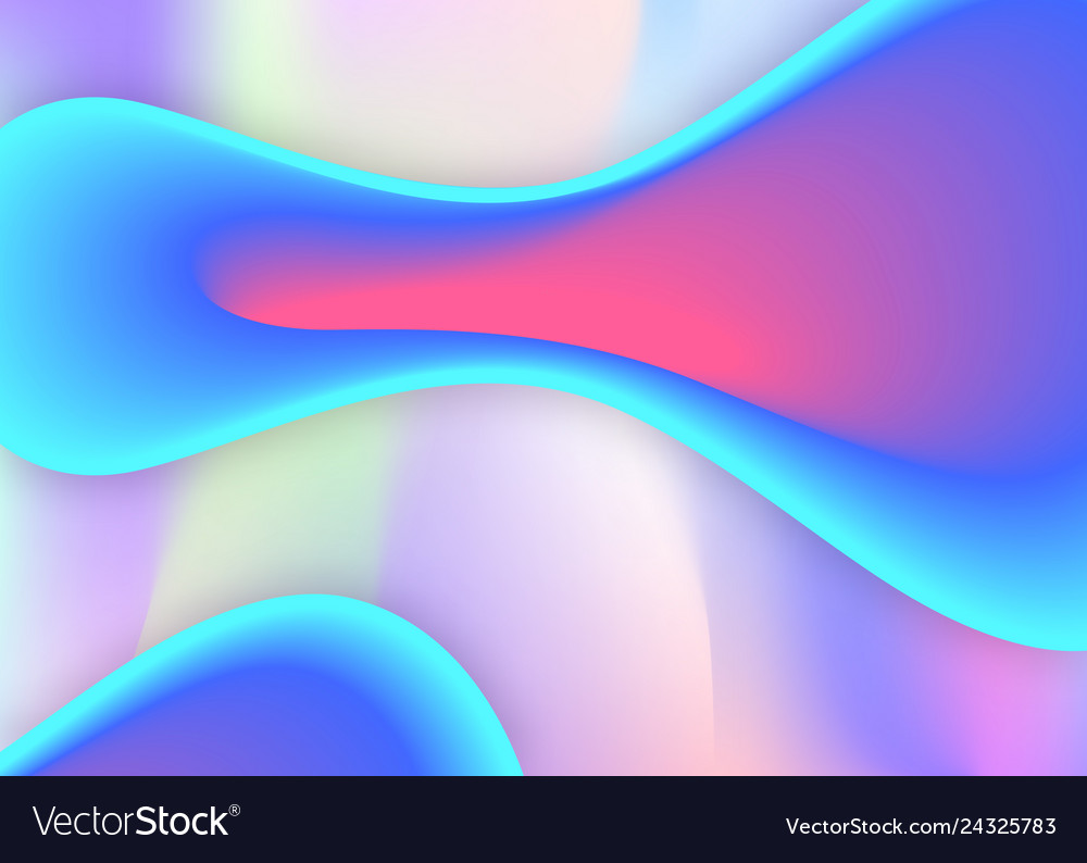 Liquid fluid background with dynamic elements Vector Image