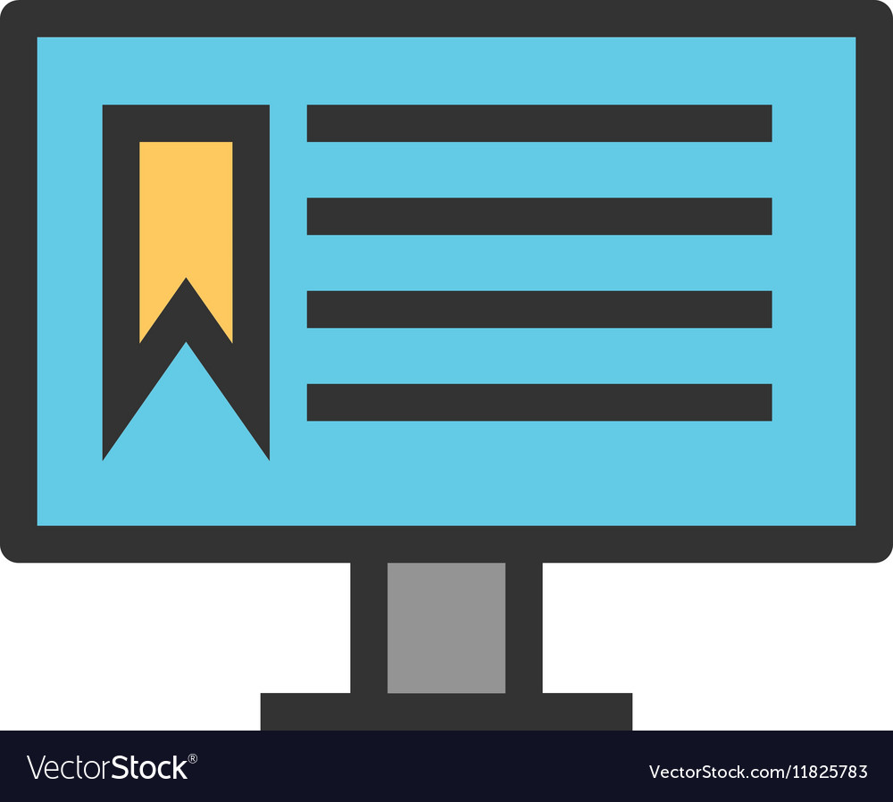 Online Notes Royalty Free Vector Image - VectorStock