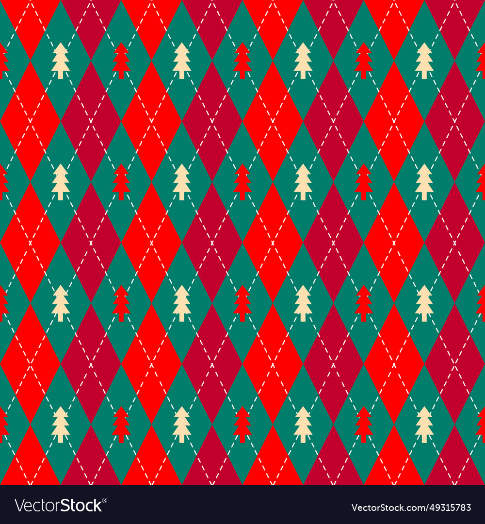 Patchwork textile pattern seamless plaid design Vector Image