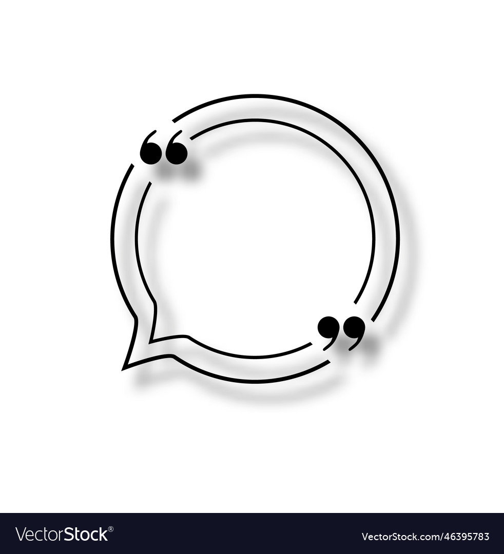 Quote box frame texting boxes Royalty Free Vector Image