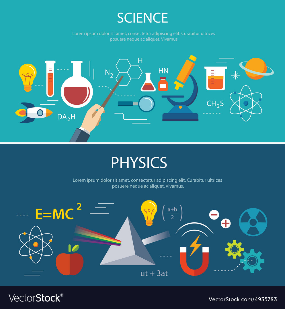 Science And Physics Education Concept Royalty Free Vector