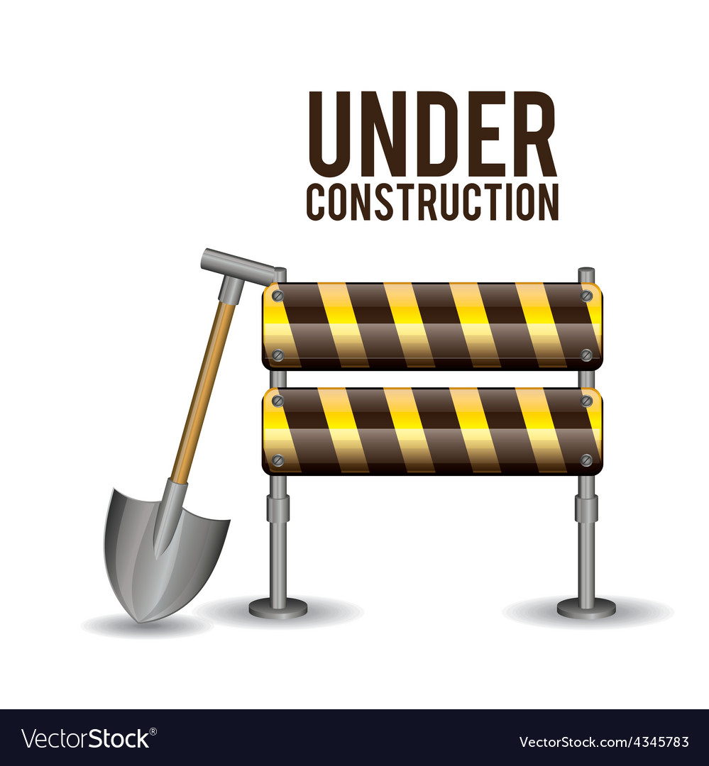 Under construction design Royalty Free Vector Image