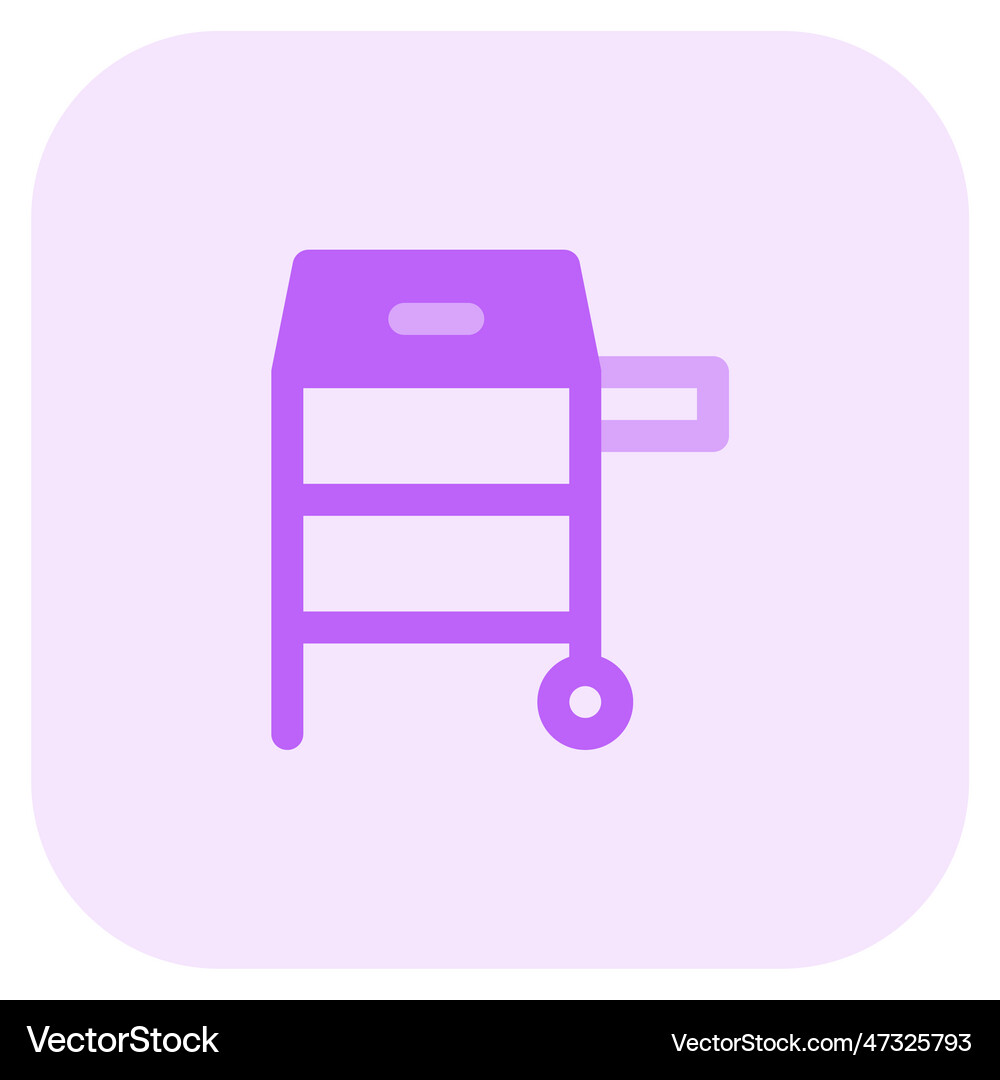 Barbecue a machine for grilling foods Royalty Free Vector