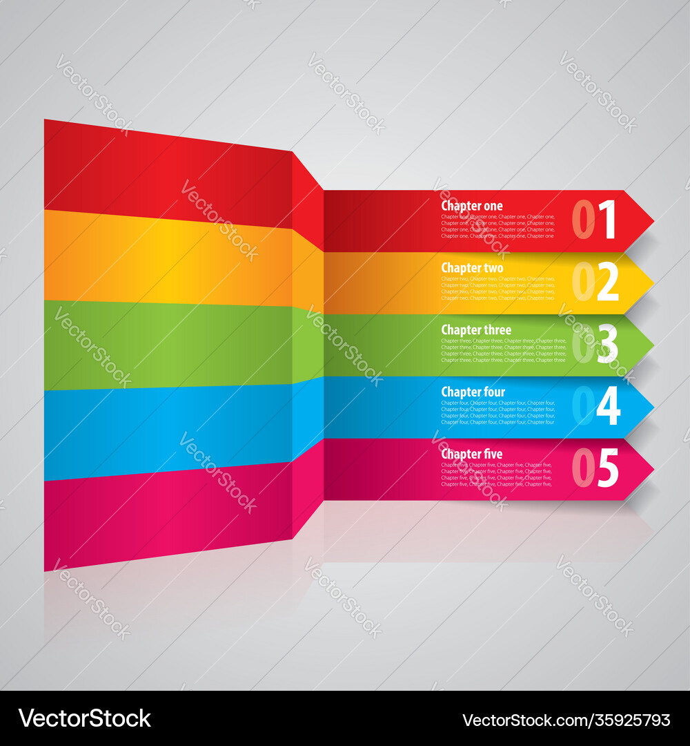 Modern stripes business poster Royalty Free Vector Image