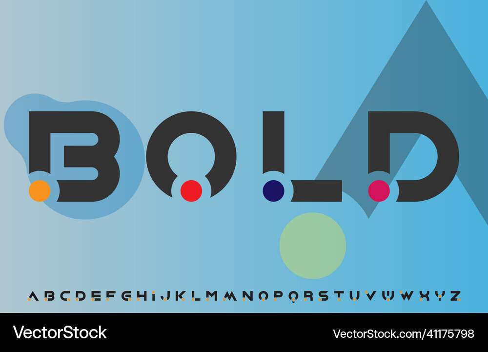 Capital alphabet letter font Royalty Free Vector Image